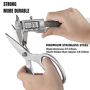 Heavy Duty Forged Kitchen Scissors,SinYe Utility Kitchen Scissors,Ultra Sharp Poultry Shears ,All Purpose Scissors