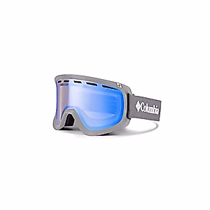 Columbia Unisex Snow Goggles BENTON SPRINGS - Grey/White with Blue Steel Lens
