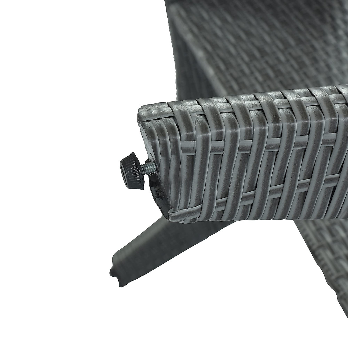 ERYE 6 Pieces Patio Conversation Furniture Sets Outdoor PE Rattan Wicker Sofa & Dining Table Group, 6Pcs All Weather Garden Seating Sectional with Rectangular Table, Armchairs, Loveseats and Corner