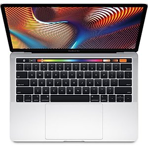 Mid 2018 Apple MacBook Pro Touch Bar with 2.3 GHz Intel Core i5 (13 inch, 16GB RAM, 512GB SSD) Silver (Renewed)
