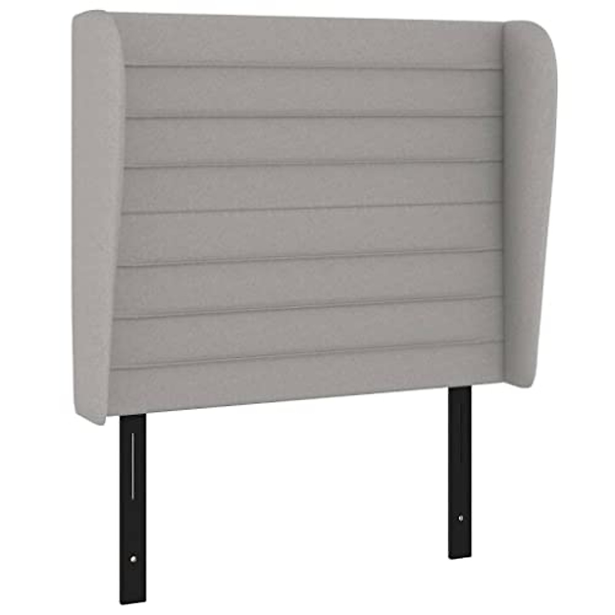 Penau Headboard with Ears Light Gray 40.6"x9.1"x46.5"/50.4" Fabric Modern Comfort for Your Bedroom Enhance Your Sleep Space