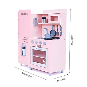 Teamson Kids - Little Chef Mayfair Retro Play Kitchen - Pink
