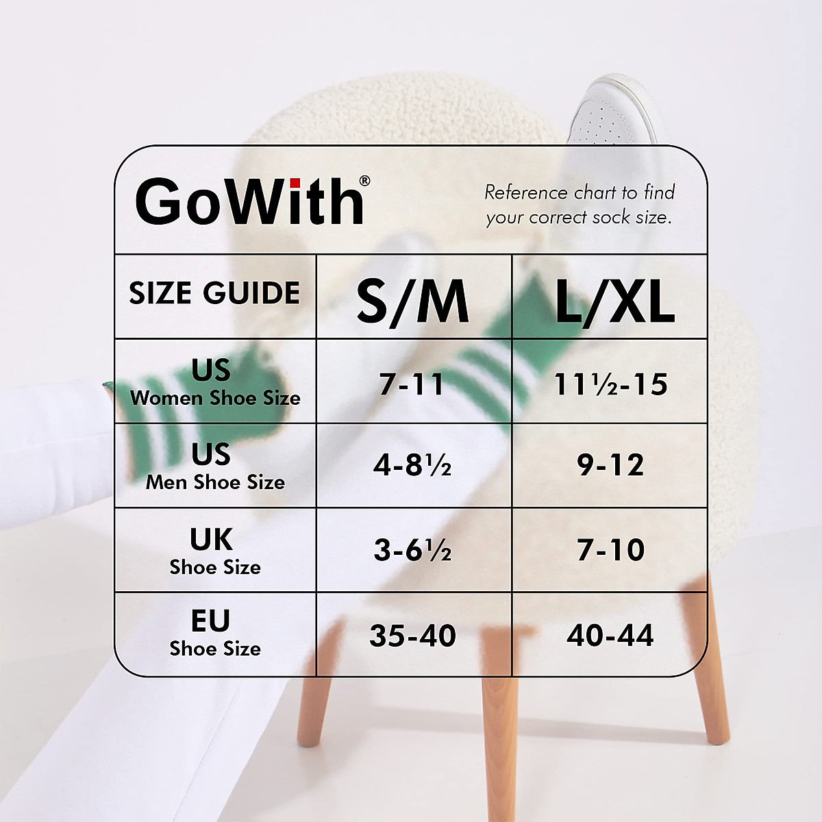 GoWith 3-4 Pairs Cotton Colorful Retro Thin Striped Socks for Men &amp; Women, Casual Soft Lightweight Quarter Socks S/M, Purple, Model 2501