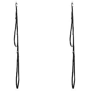 RAD Sportz Double Kayak Storage Straps Garage Canoe Hangers with 100 lb Capacity, Black