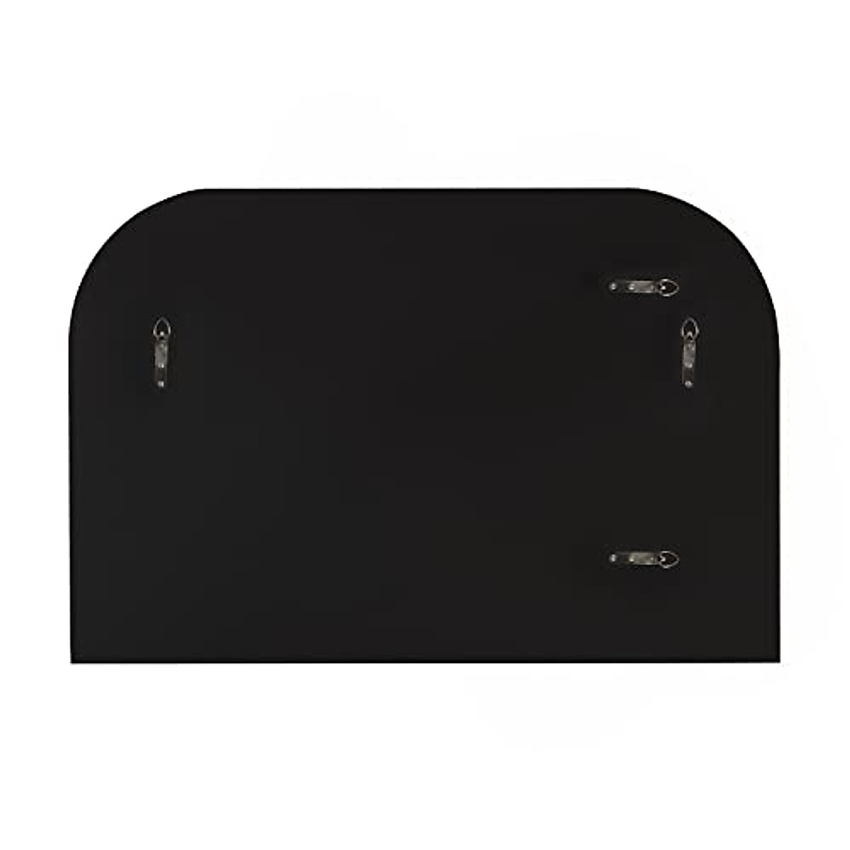 Kate and Laurel Caskill Modern Arched Wall Mirror, 36 x 24. Gold, Decorative Wide Midcentury Mirror for Wall Decor with Wide Arched Frame