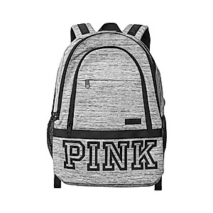 Victoria's Secret Pink Collegiate Backpack Color Marl Gray New