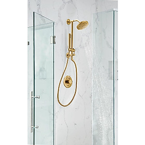 Moen Brushed Gold Modern Shower Arm Flange, 137488BG