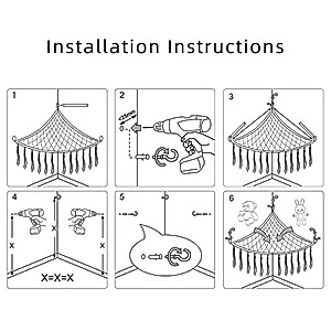 Vorey Stuffed Animal Storage Macrame Stuffed Animal Net or Hammock Toy Hammock Stuffed Animal Holder Hanging Stuffed Animal Organizer Plushie Net for Stuffed Animals Corner, Beige