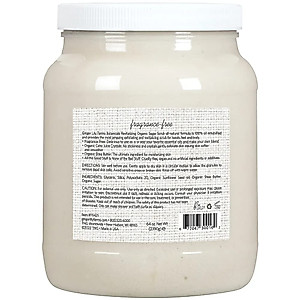 Ginger Lily Farms Botanicals Revitalizing Organic Sugar Scrub, All-Natural Skin Exfoliating Sugar Crystals, 100% Vegan & Cruelty-Free, Fragrance-Free, 64 oz.