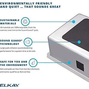 Elkay ELUH241610PD Lustertone Classic Single Bowl Undermount Stainless Steel Sink with Perfect Drain