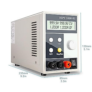 DC Power Supply, Programmable Power Supply, with Communication, Hspy-1000-01, 1000V 1A High Voltage