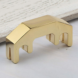 Unxuey Metal Violin Mute Practice Violin Silencer Golden Fiddle Silent Silencer Parts for 1/2, 3/4, 4/4 Violin