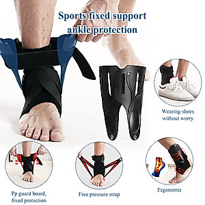 EastVita Ankle Brace for Women Men,Lace Up Braces with Stabilizers,Double Side Pads Fixation for Ankle Protector Injury Recovery, Prevent Re-Injury Skin color L