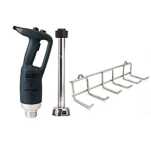 Li Bai Heavy Duty Big Stix Immersion Blender Handheld Kitchen, 22 in Hand Blenders for Kitchen, Commercial Mixer Electric, 500W Removable Shaft 2500rpm to 15000rpm, Emulsifier Blender Handheld