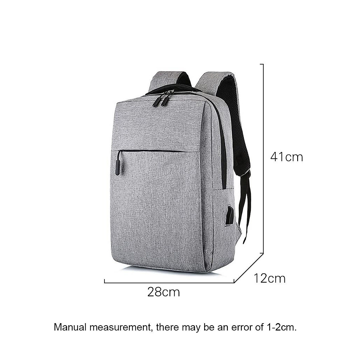 N+B Lightweight Carrying Case for PS 5, Protective Shoulder Bag, Charging Design of External USB Interface, Waterproof, Shockproof, Travel Backpack (Gray)