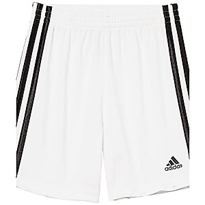 adidas boys Classic 3-stripes Shorts, White, 3T US
