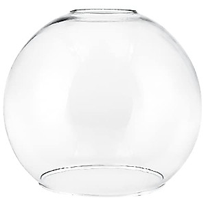 Skelang Clear Glass Shade, Globe Lampshade with 1.73" Fitter Opening, Fixture Replacement Globes for Pendant Light, Lamp, Wall Sconce