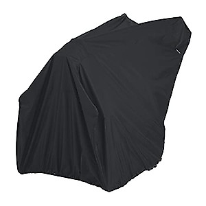 Classic Accessories Two-Stage Snow Thrower Cover with Tall Chute, Black