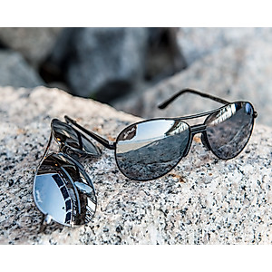 JiMarti P16 - No Tangle - Polarized Aviator Sunglasses Gunmetal/Smoke