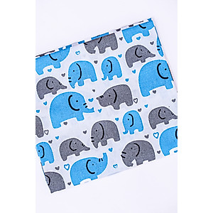 Quilbrics Precut Quilting Fabrics Cotton 7 Pieces Squares Quilt Layer with Designs and Strips for Quilters Size 18 x 22 Inches | 100% Cotton Fabric with Less Shrinkage High Density