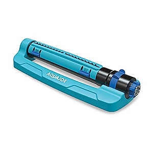 Aqua Joe SJI-TLS20 20-Nozzle Turbo Oscillation Sprinkler with Range, Width and Flow Control