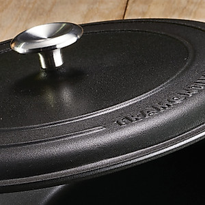 Tramontina Covered Cast Iron Skillet 12.5 inch, 80131/340DS