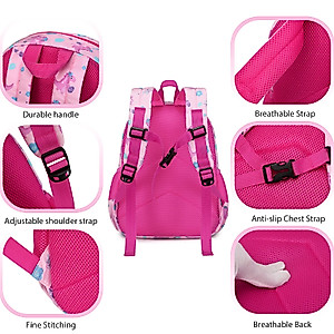 Ryushoyo Cute Toddler Backpack Kids Preschool Bag Skeleton Dinosaurs Mini Travel Bag for Baby Boy Child Daycare Nursery with Chest Strap for 1-6 Years Green Black