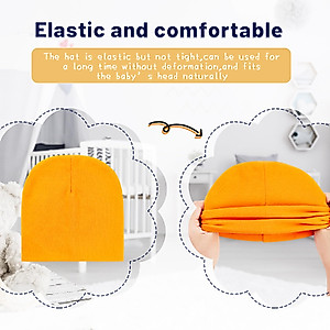 Century Star Baby Beanie Hats Newborn Infant Toddler Beanies for Girls Boys Soft Knit Kids Beanies Cap Nursery Beanie 1Pc Neon Yellow 0-12 Months