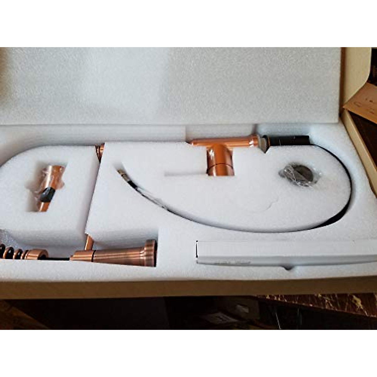 Fontaine by Italia, N96565FC-DP-AC, Residential Spring Coil Pull Down Kitchen Sink Basin Faucet Tap Fixture with Cone and Flat Spray Heads and Deck Plate for 1 or 3 Hole Installation in Antique Copper