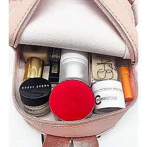 Fa-Doara Kitty Mini Backpack Purse for Women and Teens, Cute Backpack Purse with Plush Keychain, Small Backpack Wallet Pouch Purse Shoulder Bag