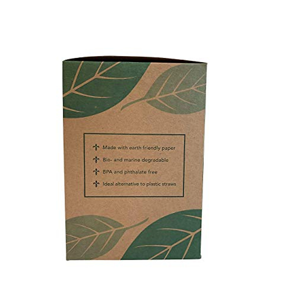 Kingseal WHITE Paper Disposable Drinking Straws, Unwrapped, Jumbo Size, 7.75" Length, Biodegradable, Earth Friendly, Bulk Pack - 1 Box of 600 Straws (600 Count)