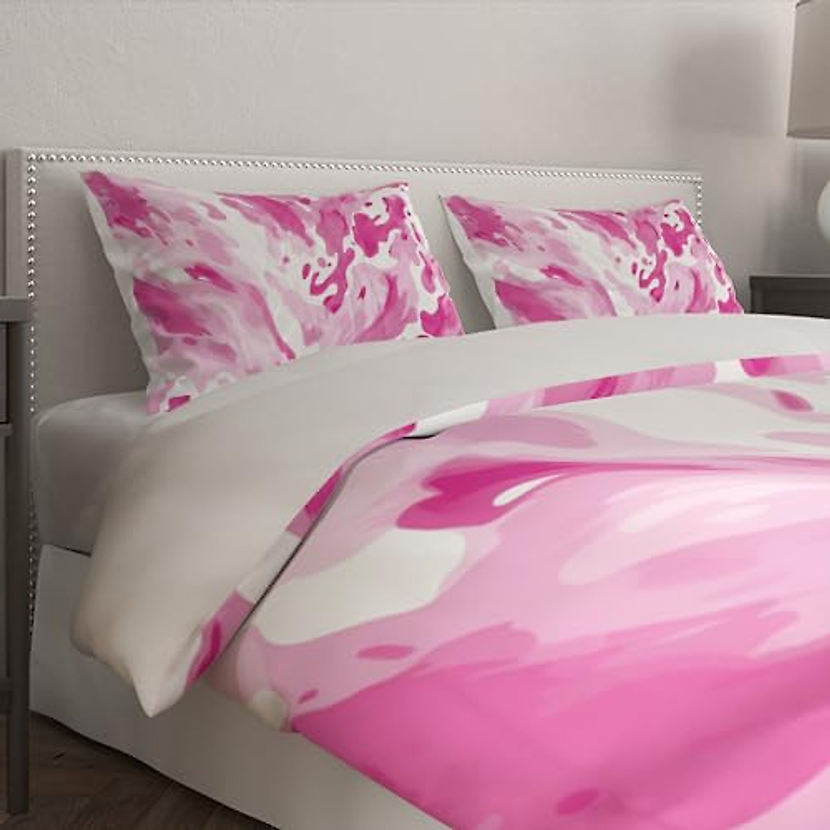 Placitiume Gamer Duvet Cover Set - Modern Games Bedding Set for Kids - Video Game Comforter Cover Set with Gaming Controller Design - Includes 2 Pillowcases, No Comforter