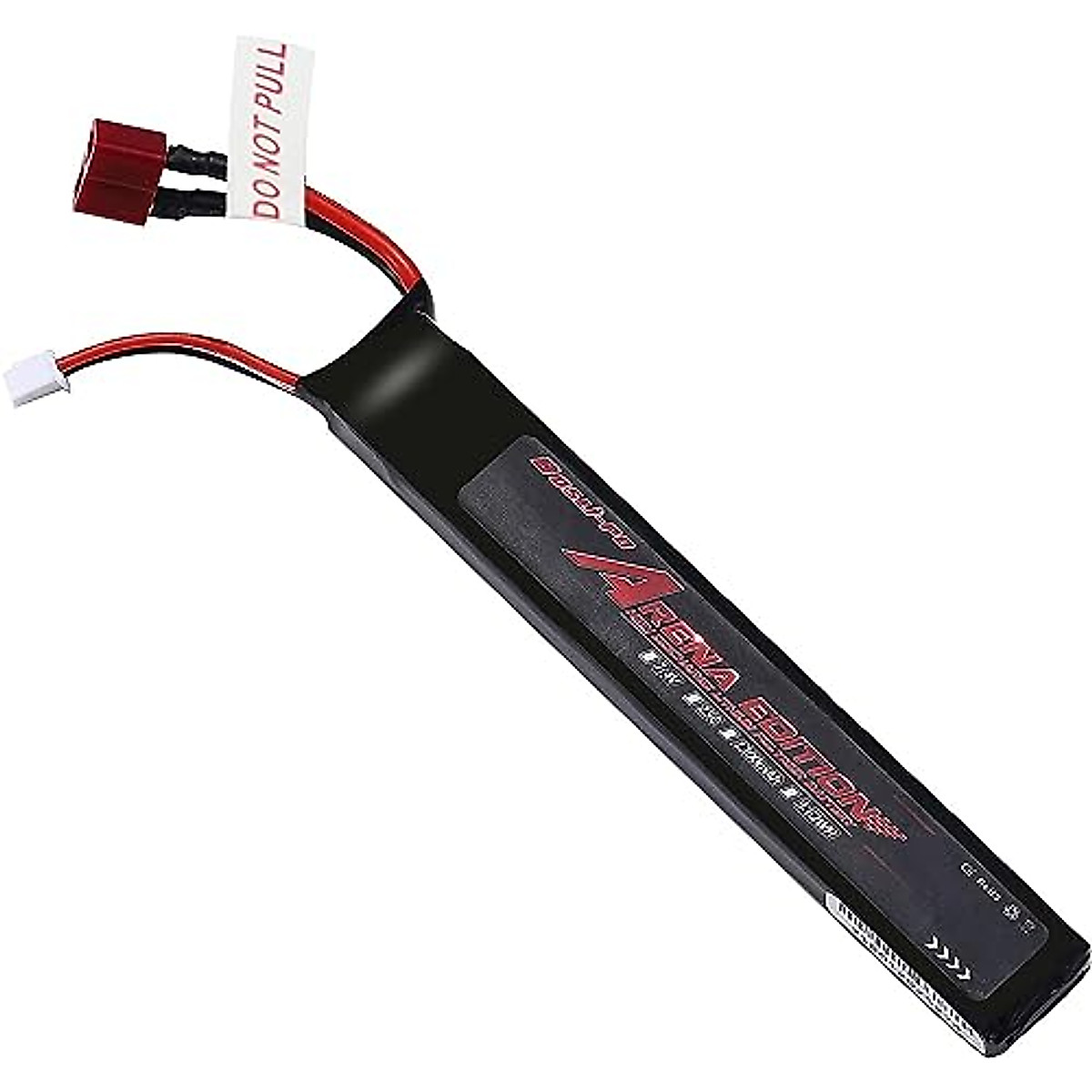 BosLi-Po 11.1V Airsoft Battery 1300mAh 2S 25C Rechargeable High Capacity LiPo Battery with T Plug Connector for Airsoft Guns