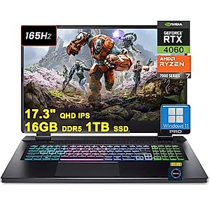 acer Slim Everyday Laptop Computer - with Microsoft Office Lifetime License, 15.6" Full HD IPS Display, AMD Ryzen 3 7320U Quad-Core CPU, 8GB LPDDR5 RAM, 512GB SSD, HD Webcam, Wi-Fi 6, Windows 11 Pro