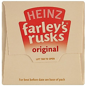 Heinz Farley Rusks, Biscuits For Baby's & Toddlers, 5.3-Ounce Boxes (Pack of 6)