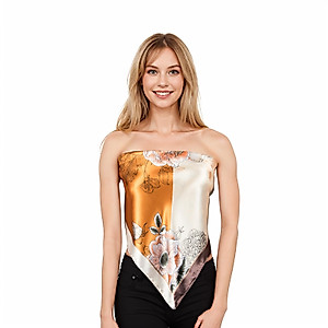 RUI VTRON Women Head Scarf Like Silk Scarf Hair Scarf for sleeping Hair Wrapping 35 Inches Square Scarves