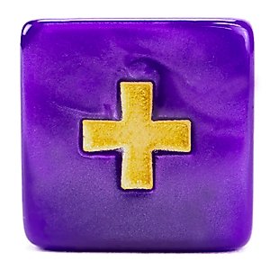 Wiz Dice - Fudge Dice GM Starter Set - Polyhedral Set with Bag for RPG Adventure Games - D6 Dice with Plus, Minus, and Blank Faces - Mystical - 20 ct
