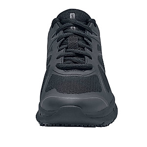 Shoes for Crews Vitality II, Women's Slip Resistant Food Service Work Sneakers, Black, 8 Wide US