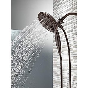 DELTA FAUCET 58569-RB25-PK In2ition HSSH 2.5 GPM 5-Setting Combo, Water Flow, Venetian Bronze