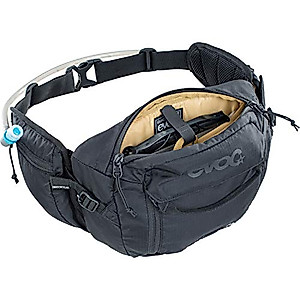 evoc Hip Pack 3, Black, incl. 1,5l Hydration Bladder