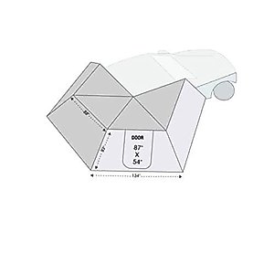 Overland Vehicle Systems 18239909: Nomadic 270 LT Awning Wall 2 Passenger Side
