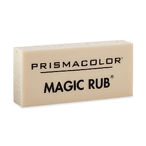 Sanford 73201 Prismacolor Magic Rub Art Eraser, Vinyl, 1-Dozen