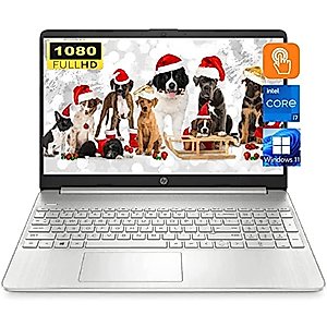 HP Business Laptop, 15.6" FHD IPS Touchscreen Display, 11th Gen Intel i7-1165G7(Up to 4.7GHz), 32GB RAM 1TB PCIe SSD, Intel Iris Xe Graphics, Webcam, WiFi, Bluetooth, Windows 11, Natural Silver