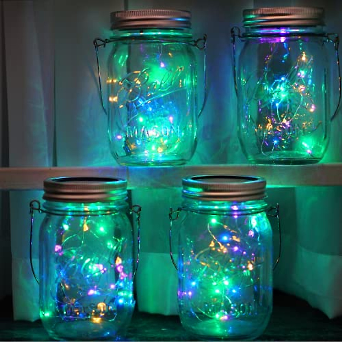 Brighten Your Outdoors with 30 LED Mason Jar Lights