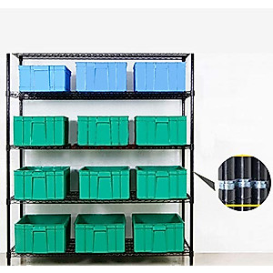 HOWDIA 1"/ 25.4mm Diameter Connectors for Coarse Thread 0.047"/1.2mm Thick Wire Shelving Poles, Pole Connector for Shelf Unit Replacement Parts Storage Shelves Part Metal Rack Updated Version, 4 Pack