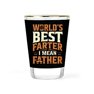 Fathers Gift | Father's Day Shot Glass | Funny Shot Glass | Farter Gift for Dad | Stepdad Gift | Happy Fathers Day | Father Birthday Gift | New Dad