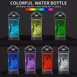 Kids Water Bottle Train Theme + Train Night Light