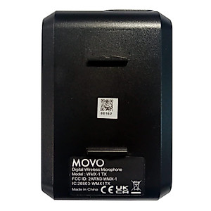 Movo Edge-DI-Duo Wireless Lavalier for iPhone - Perfect Compact Lav Mic for Smartphone Gimbal Stabilizer - Great for Vlogging, Filming, Teachers, and More - Compatible with DJI Osmo OM 4, 5