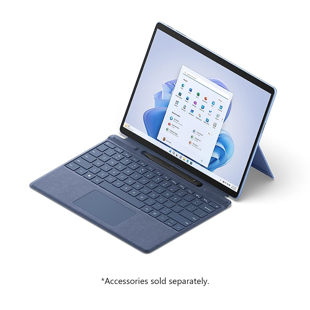 Microsoft Surface Pro 9 (2022), 13" 2-in-1 Tablet & Laptop, Thin & Lightweight, Intel 12th Gen i7 Fast Processor for Multi-Tasking, 16GB RAM, 256GB Storage with Windows 11, Sapphire Microsoft Copilot
