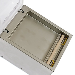 Digital Vacuum Packing Sealing Machine Sealer, 120W Commercial Desktop Sealer, Food Vacuum Sealers, Kitchen Food Preservation Storage Food Chamber Packaging Machine